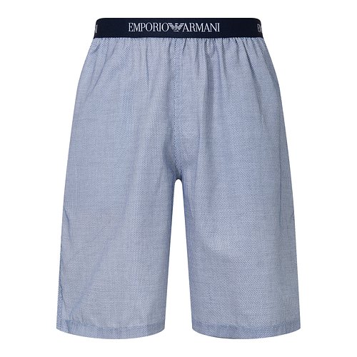 Emporio Armani Underwear엠포리오 아르마니 언더웨어 남성 패턴드 로고 밴딩 우븐 라운지 쇼츠 Si