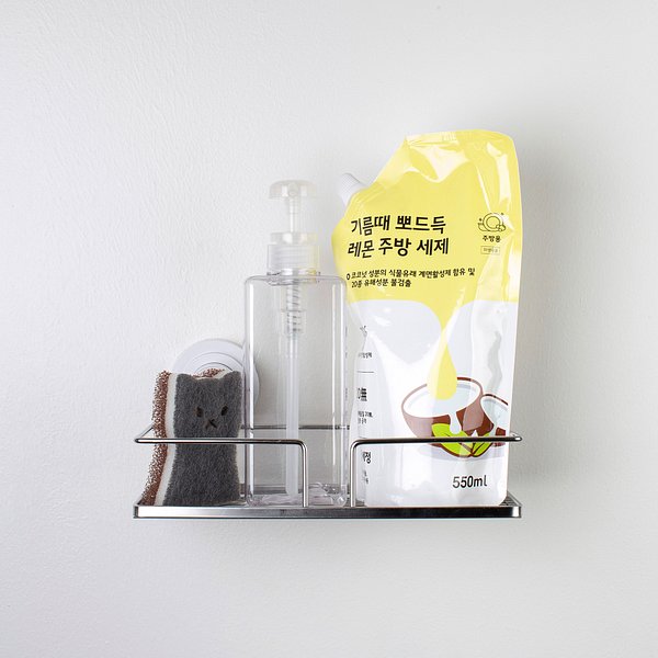 Jaju자주 초강력 접착 스텐 와이어 선반25cm Sivillage 에스아이빌리지