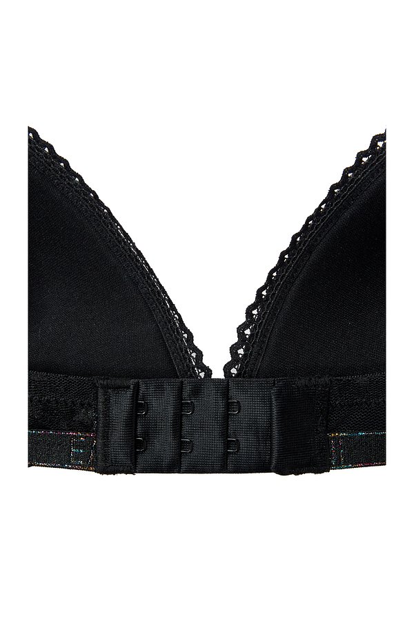 Emporio Armani Underwear엠포리오 아르마니 언더웨어 여성 플라워 자수 패디드 트라이앵글 브라 Si