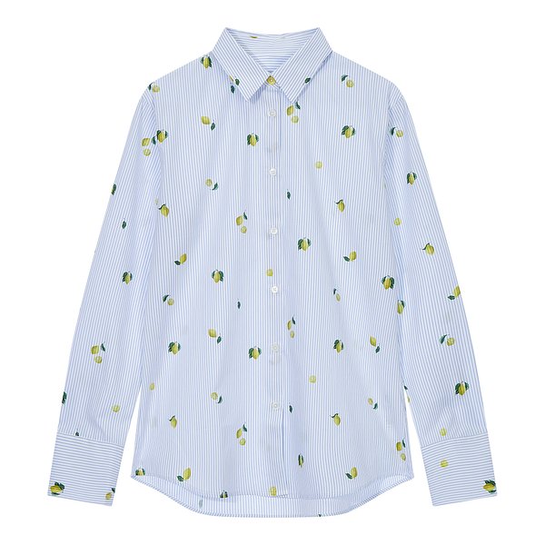 Paul Smith폴스미스 Ps Paul Smith 여성 레몬 프린트 코튼 셔츠 Sivillage 에스아이빌리지