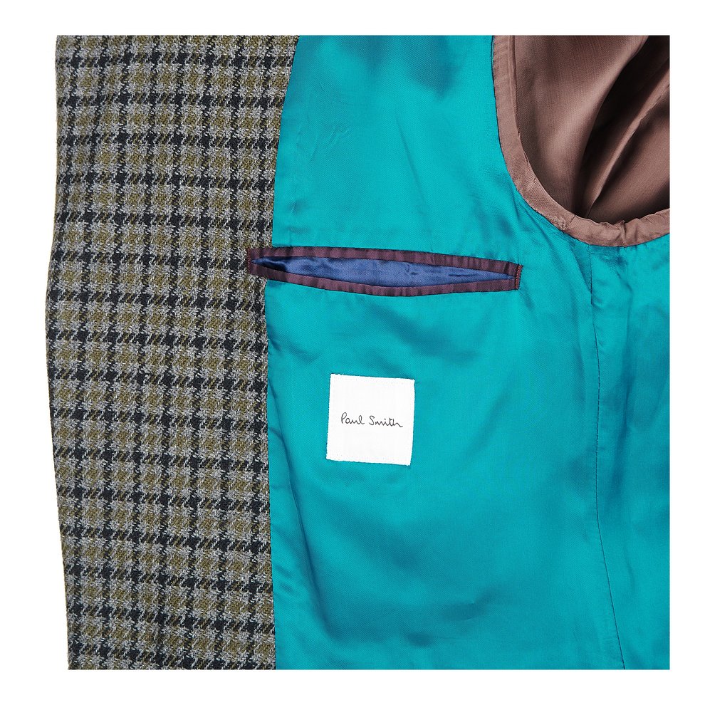 Paul Smith폴스미스 체크 패턴 피크트 오버코트 Sivillage 에스아이빌리지
