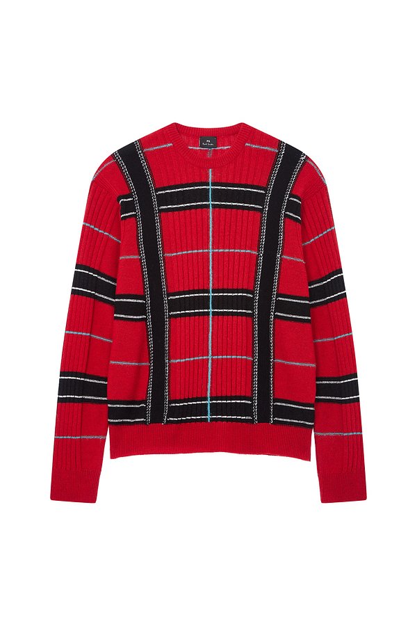 Paul Smith폴스미스 Ps Paul Smith 골지 포인트 체크 패턴 니트 Sivillage 에스아이빌리지