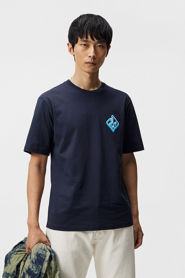 Jlindeberg제이린드버그 Men Collection 데일 시즈널 프린트 티셔츠 Sivillage 에스아이빌리지