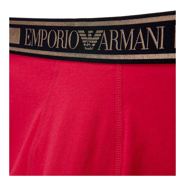 Emporio Armani Underwear엠포리오 아르마니 언더웨어 남성 메탈릭 풀로고 밴딩 코튼 드로즈 Si