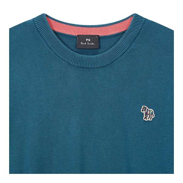 Paul Smith폴스미스 Ps Paul Smith 지브라 패치 코튼 니트 Sivillage 에스아이빌리지