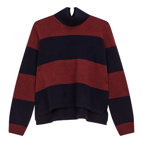 Paul Smith폴스미스 Ps Paul Smith 여성 배색 스트라이프 터틀넥 니트 Sivillage 에스아이빌리지