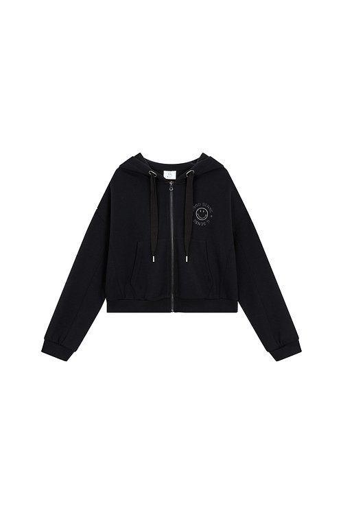 Gcut지컷 Smiley® 스마일리 백 로고 후드집업 Sivillage 에스아이빌리지