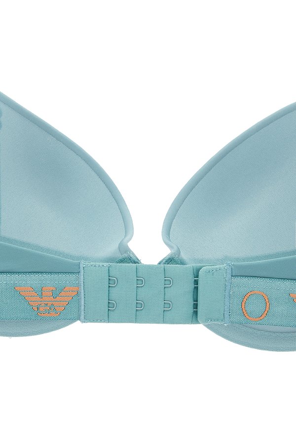 Emporio Armani Underwear엠포리오 아르마니 언더웨어 여성 로고 밴드 마이크로피버 푸쉬업 브라 Si