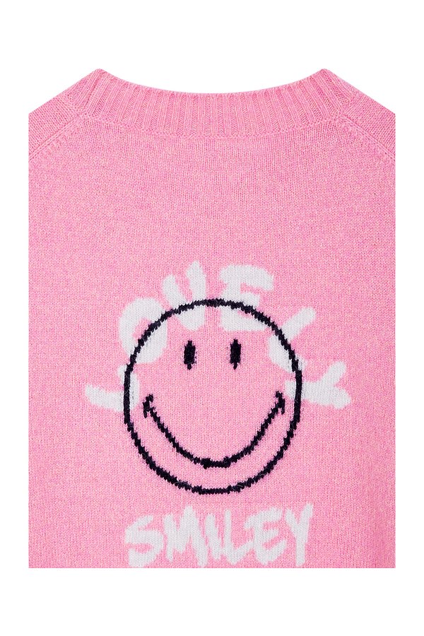 Gcut지컷 Smiley® 스마일리 백 크루넥 니트 Sivillage 에스아이빌리지