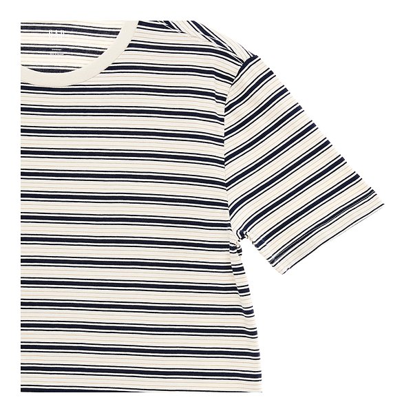 Gap Adults갭 ★갭 남성 20년 Spring★ 에브리데이 슬림 스트라이프 반팔 티셔츠 Sivillage 에스