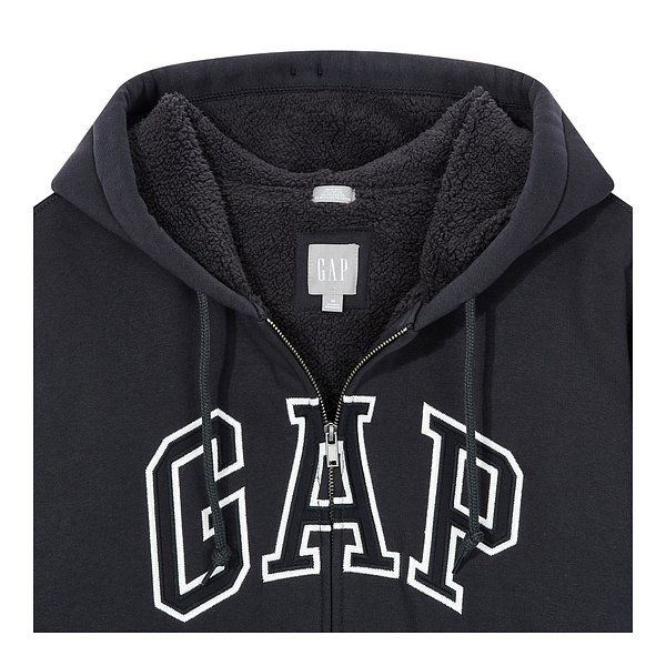 Gap Adults갭 ★갭 남성 21년 Fall★ 로고 패치 셰르파 후드 집업세트 Sivillage 에스아이빌리지