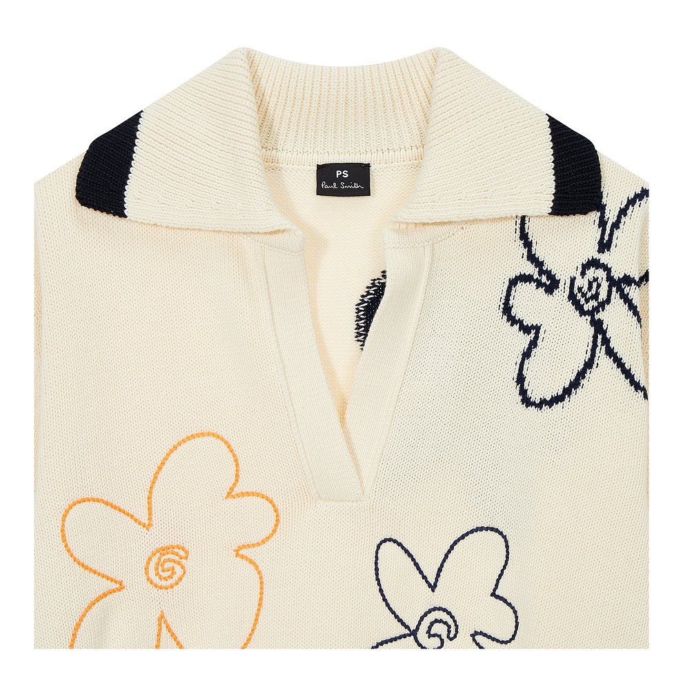 Paul Smith폴스미스 Ps Paul Smith 여성 플라워 자수 브이넥 스웨터 Sivillage 에스아이빌리지