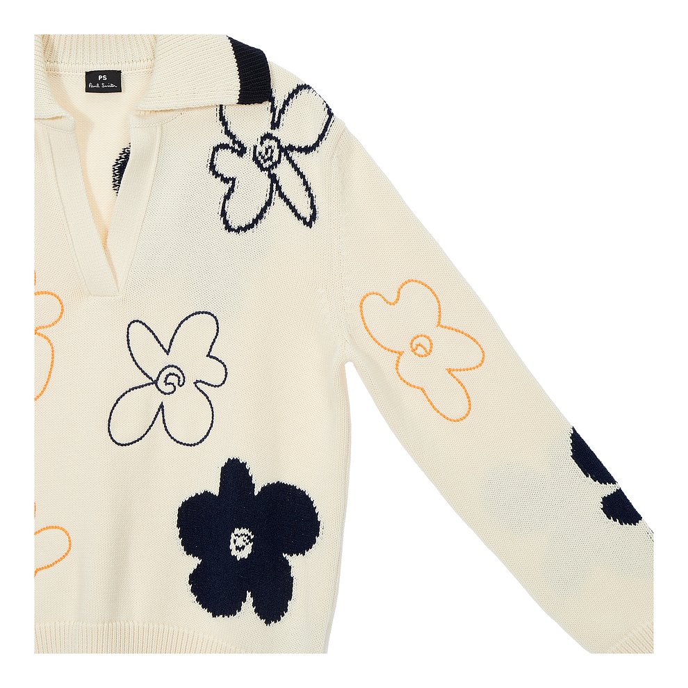 Paul Smith폴스미스 Ps Paul Smith 여성 플라워 자수 브이넥 스웨터 Sivillage 에스아이빌리지