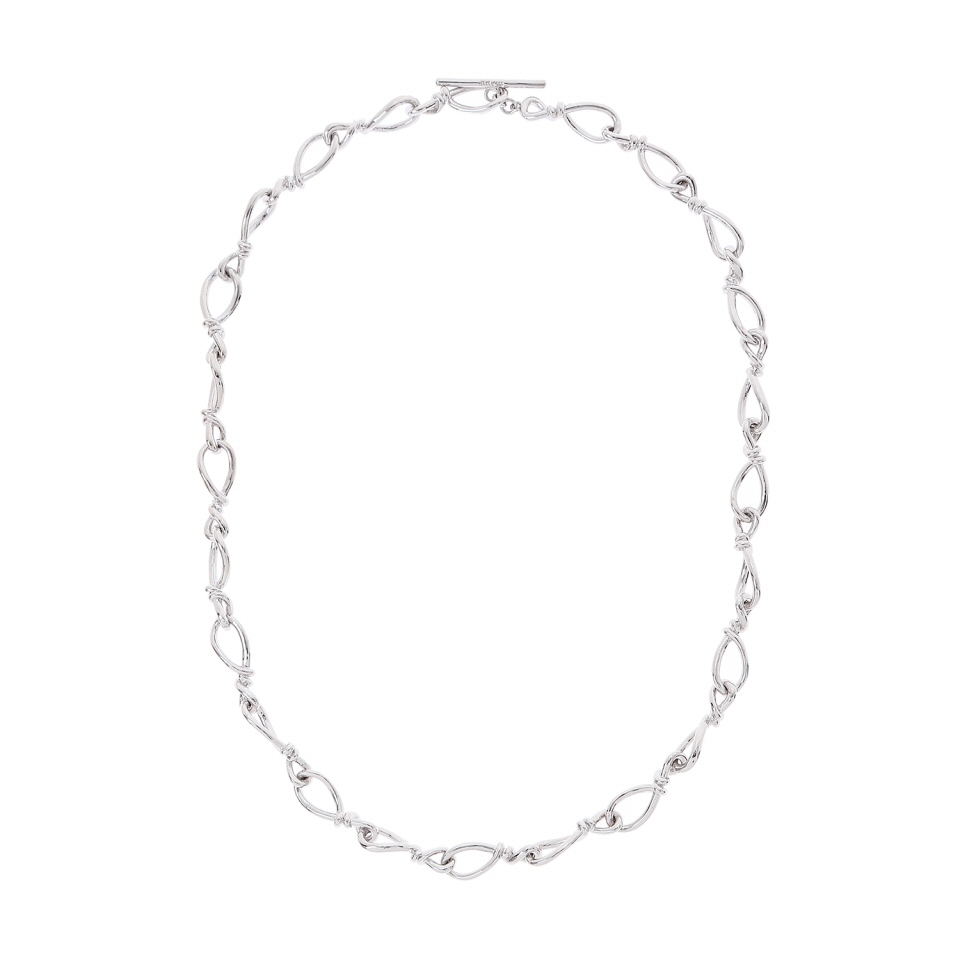 MZUU(엠주) DAYZ Slim Link Chain Necklace_Silver | S.I.VILLAGE (에스아이빌리지)
