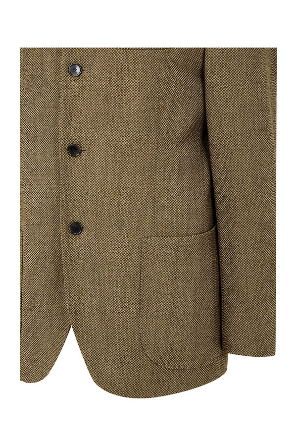 Man On The Boon맨온더분 Loro Piana Fabric 올리브 텍스처 블레이저 Sivillage