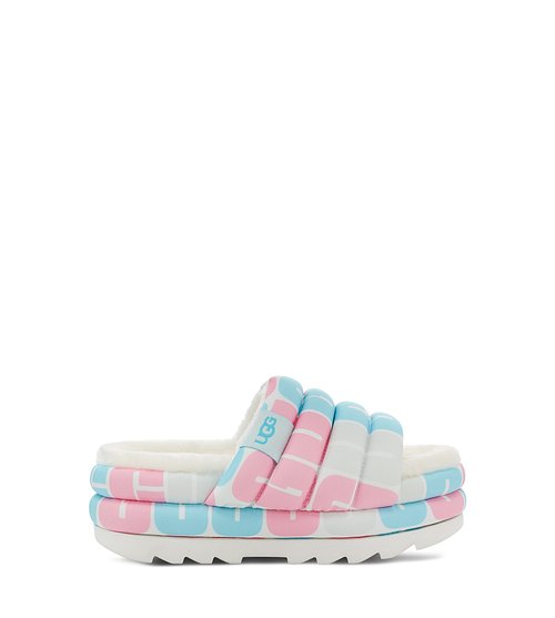 Ugg어그 For Women Ugg 로고 패딩폼 슬라이드 맥시 슬라이드 프라이드 Sivillage 에스아이빌리지