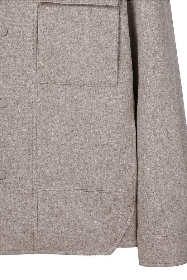 Allegri알레그리 브라운 Smooth Wool 셔츠형 트러커 점퍼 Arju3c201w2 Sivillage
