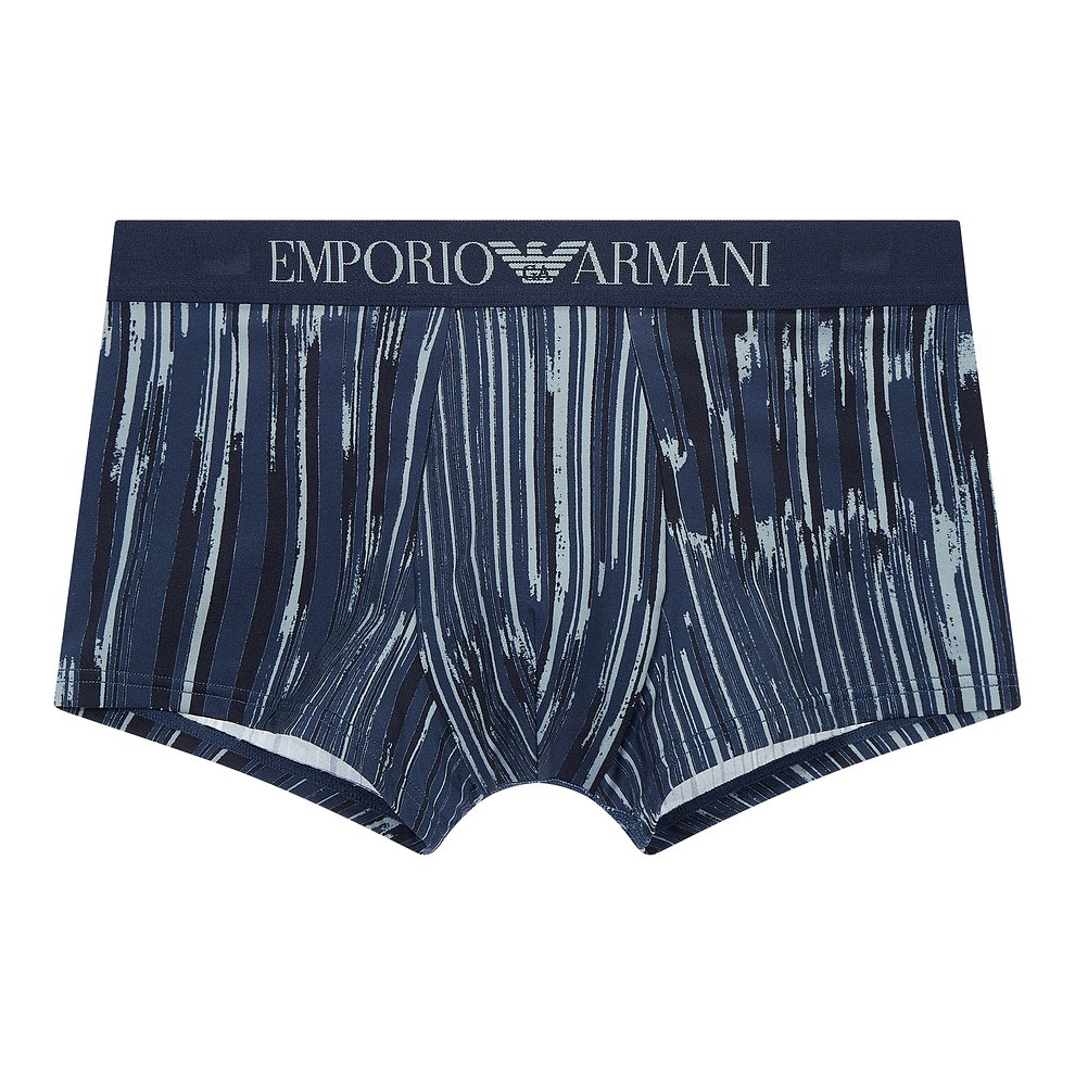 Emporio Armani Underwear엠포리오 아르마니 언더웨어 남성 프론트 로고 밴딩 패턴 마이크로 드로즈 Si