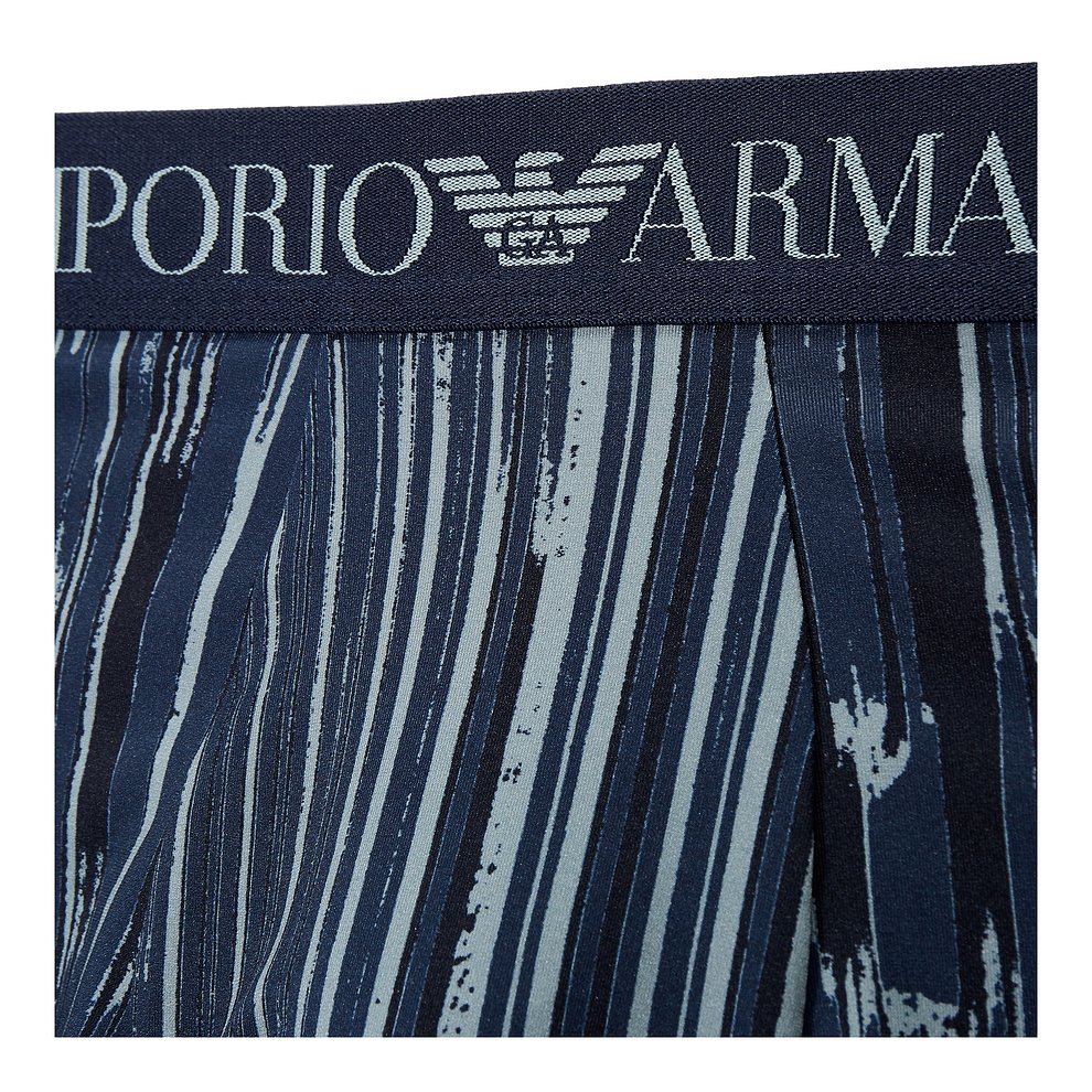 Emporio Armani Underwear엠포리오 아르마니 언더웨어 남성 프론트 로고 밴딩 패턴 마이크로 드로즈 Si