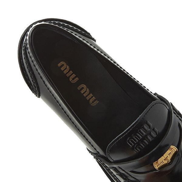 Miu Miu미우미우 미우미우 로고 페니 로퍼 5d773d Ulx F00021 Sivillage 에스아이빌리지