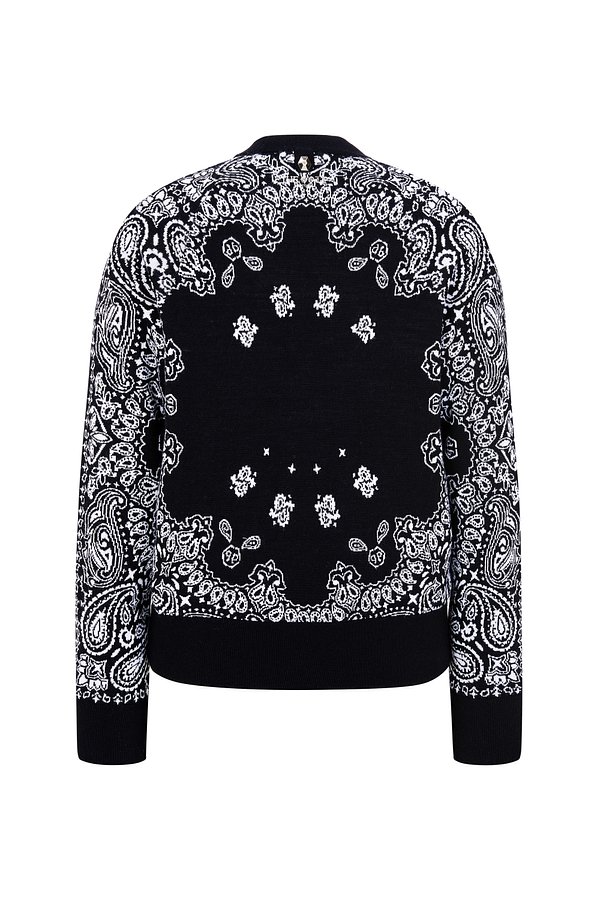 Philipp Plein Golf필립플레인 골프 Women 윈드프루프 패턴 라운드 스웨터 Sivillage 에스