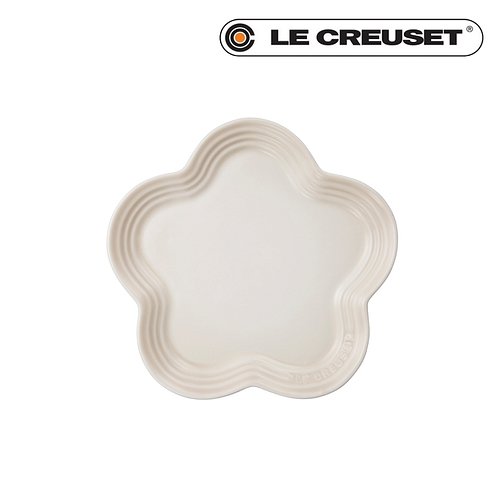 Le Creuset르크루제 르크루제 플라워 접시 19cm 머랭 Sivillage 에스아이빌리지