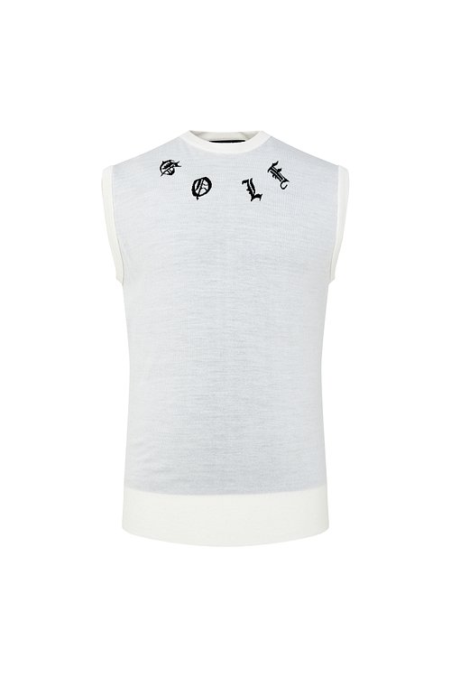 Philipp Plein Golf필립플레인 골프 Men 스컬 스웨터 베스트 Sivillage 에스아이빌리지