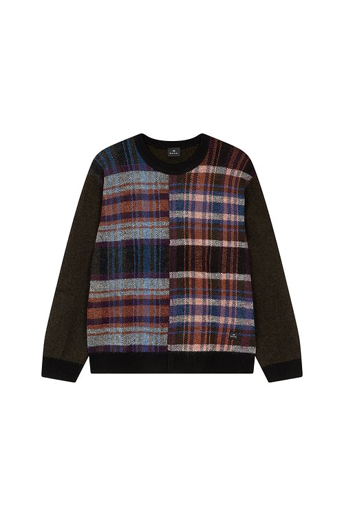 Paul Smith폴스미스 Ps Paul Smith 헤어리 자카드 체크 니트 Sivillage 에스아이빌리지