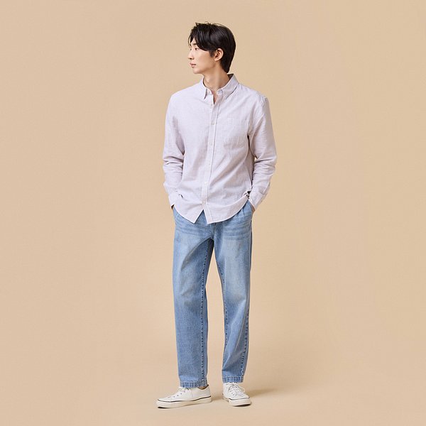 Jaju자주 남 해지 컴포트핏 밴딩 팬츠 Sivillage 에스아이빌리지