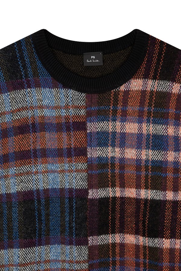 Paul Smith폴스미스 Ps Paul Smith 헤어리 자카드 체크 니트 Sivillage 에스아이빌리지
