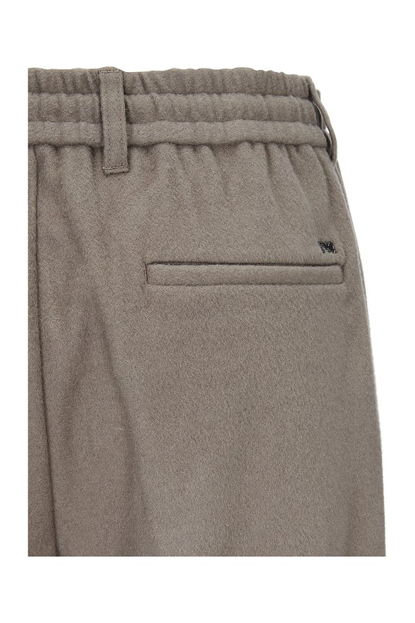 Emporio Armani엠포리오 아르마니 남성 드로스트링 캐시미어 울 팬츠 Sivillage 에스아이빌리지