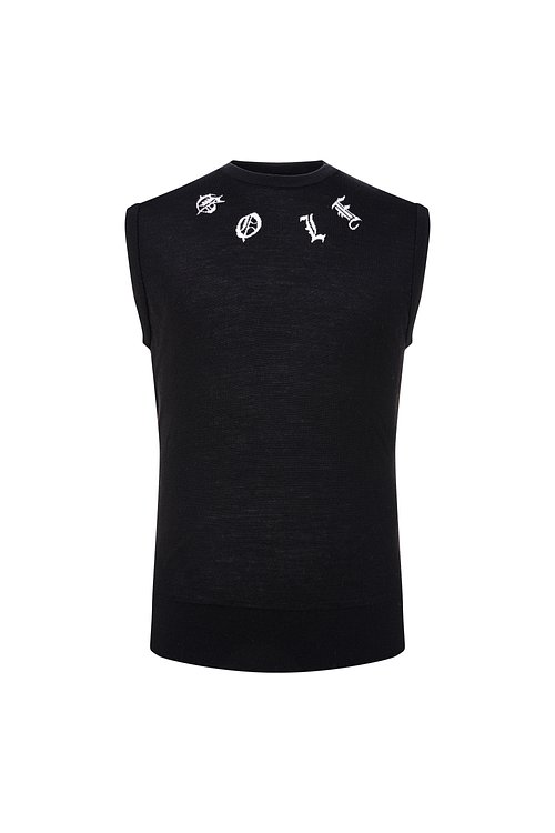 Philipp Plein Golf필립플레인 골프 Men 스컬 스웨터 베스트 Sivillage 에스아이빌리지
