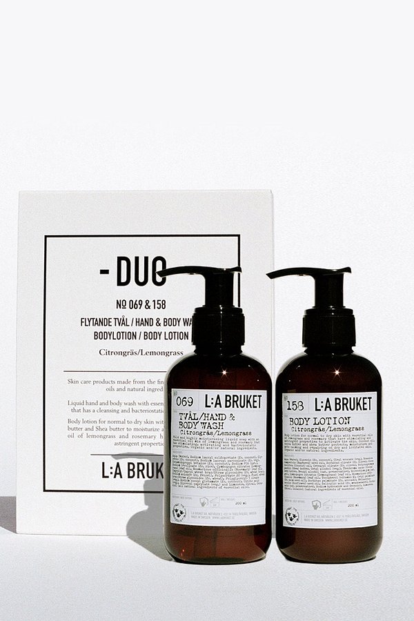 La Perva라페르바 라부르켓 듀오 키트 1 바디 워시 And 로션 레몬그라스 190ml2 Sivillage