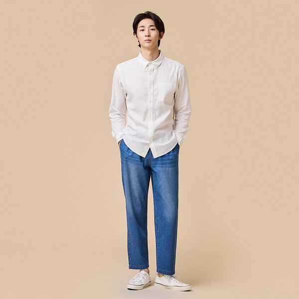 Jaju자주 남 해지 컴포트핏 밴딩 팬츠 Sivillage 에스아이빌리지