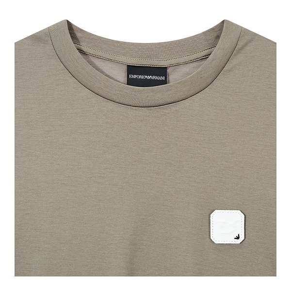 Emporio Armani엠포리오 아르마니 남성 레더 페이스 이지 티셔츠 Sivillage 에스아이빌리지