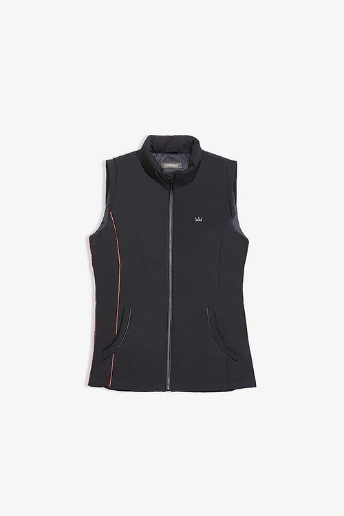 Lambda Golf람다골프 공식정품 람다 여성골프웨어 베스트 구스 다운 02753 블랙 클래식 골프조끼 Si