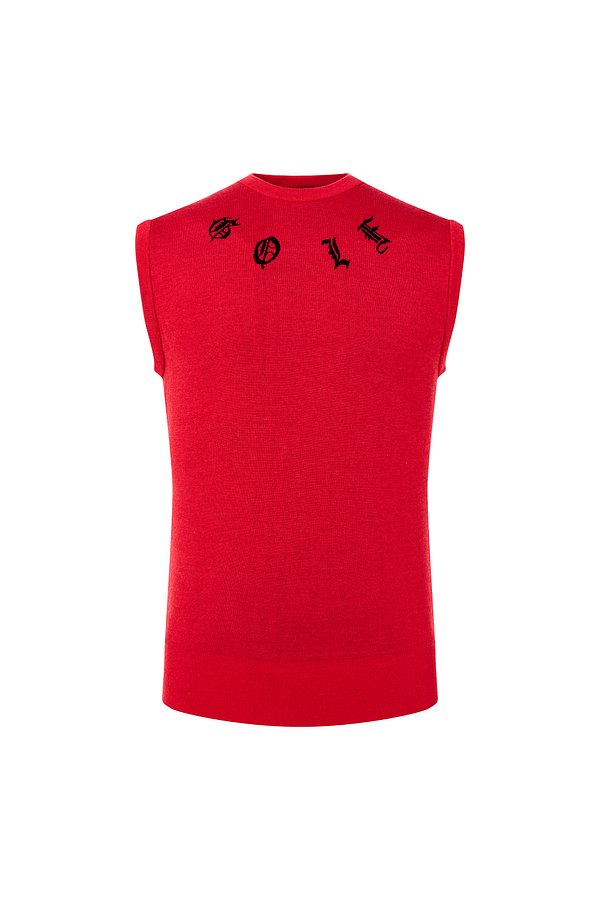 Philipp Plein Golf필립플레인 골프 Men 스컬 스웨터 베스트 Sivillage 에스아이빌리지