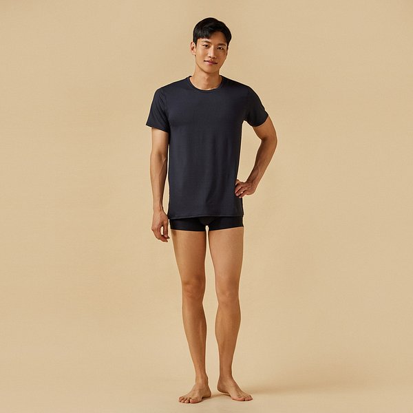 Jaju자주 남 퀵드라이 반팔 런닝 Sivillage 에스아이빌리지