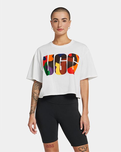 Ugg어그 For Women 로고 그래픽 크롭티 타나 크롭티 프라이드 Sivillage 에스아이빌리지