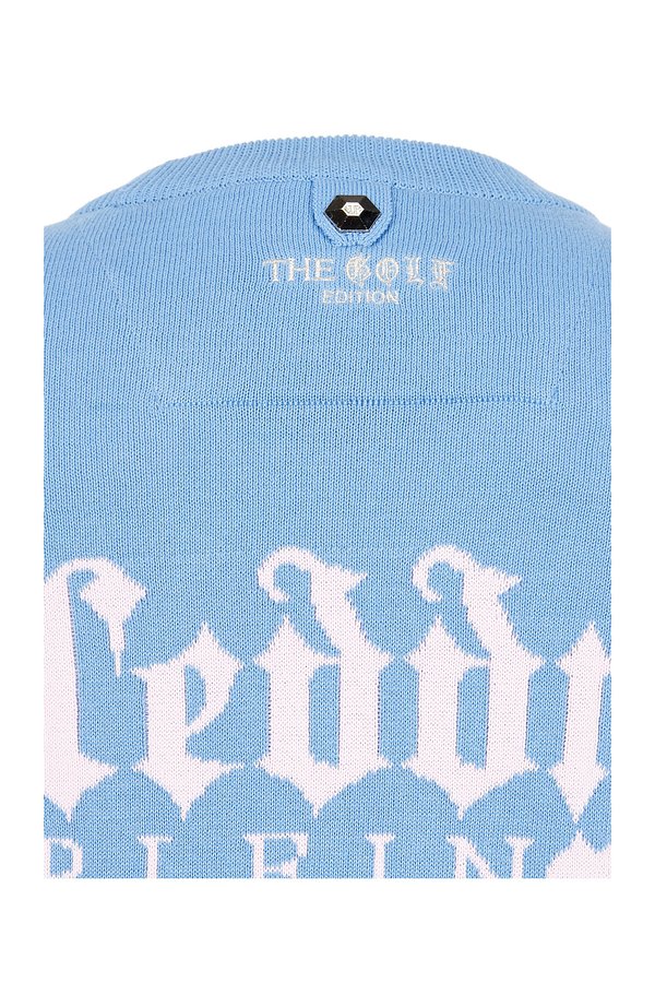 Philipp Plein Golf필립플레인 골프 Women 테디 스프링 크루넥 스웨터 Sivillage 에스아이빌리지