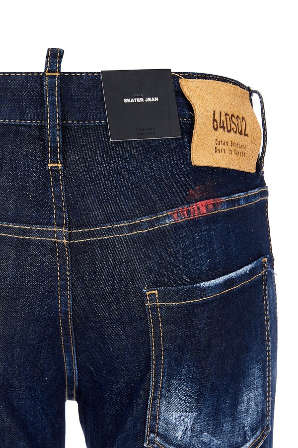 Dsquared2디스퀘어드2 남성 엠브로이더리 스티치 스케이터 진 Skater Sivillage 에스아이빌리지