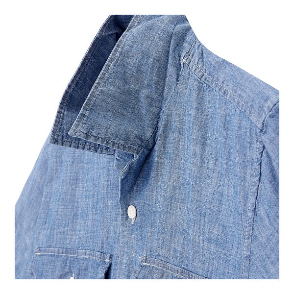 Gap Adults갭 ★갭 남성 20년 Spring★ 투 포켓 샴브레이 셔츠 Sivillage 에스아이빌리지
