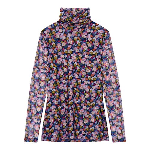 Paul Smith폴스미스 Ps Paul Smith 여성 플라워 패턴 메쉬 탑 Sivillage 에스아이빌리지