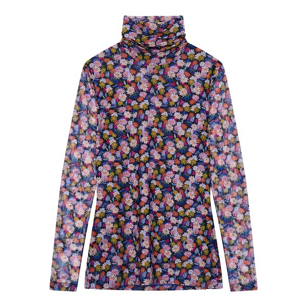 Paul Smith폴스미스 Ps Paul Smith 여성 플라워 패턴 메쉬 탑 Sivillage 에스아이빌리지