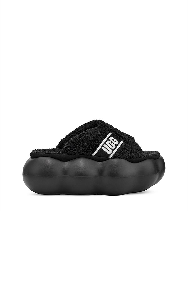 Ugg어그 For Women 테리 볼드 미드솔 슬라이드 슈가클라우드 슬라이드 Sivillage 에스아이빌리지