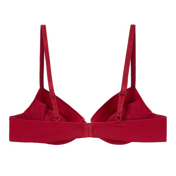 Emporio Armani Underwear엠포리오 아르마니 언더웨어 여성 플라워 레이스 로고 엣지 본딩 심리스 푸쉬업 브라