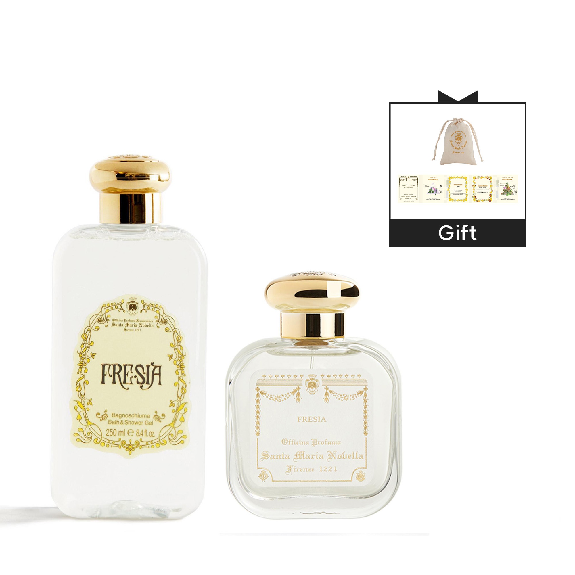 Santa Maria Novella 산타마리아노벨라 프리지아 리프레시 세트 프리지아 오 드 코롱 50ml 바뇨쉬우마