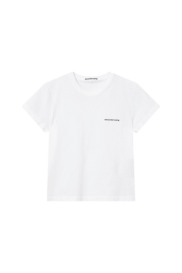 Alexanderwang알렉산더왕 미니 로고 슈렁큰 티셔츠 Sivillage 에스아이빌리지