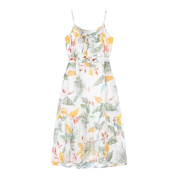 Gap Adults갭 ★갭 여성 20년 Summer★ 플라워 프린트 린넨 원피스 Sivillage 에스아이빌리지