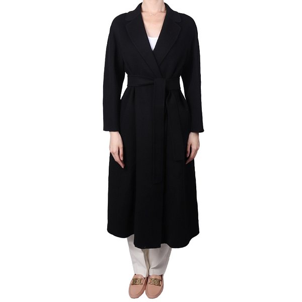 Max Mara막스마라 S막스마라 23fw 여성 에스투리아 버진 울 코트 블랙 Esturia 013 Sivillage